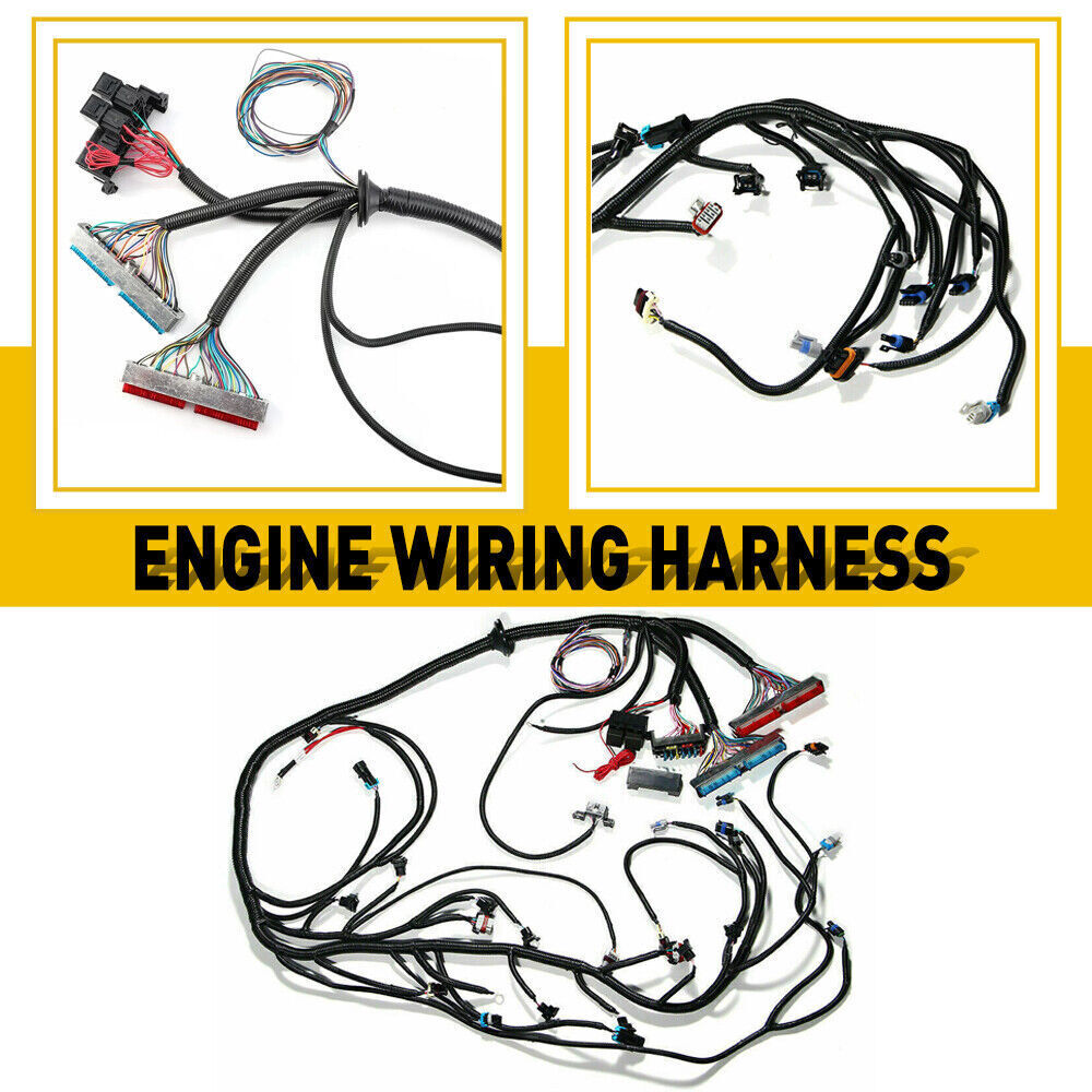 DBC LS1 1997-2006 WIRING HARNESS T56 or Non-Electric Tran 4.8 5.3 6.0 ...