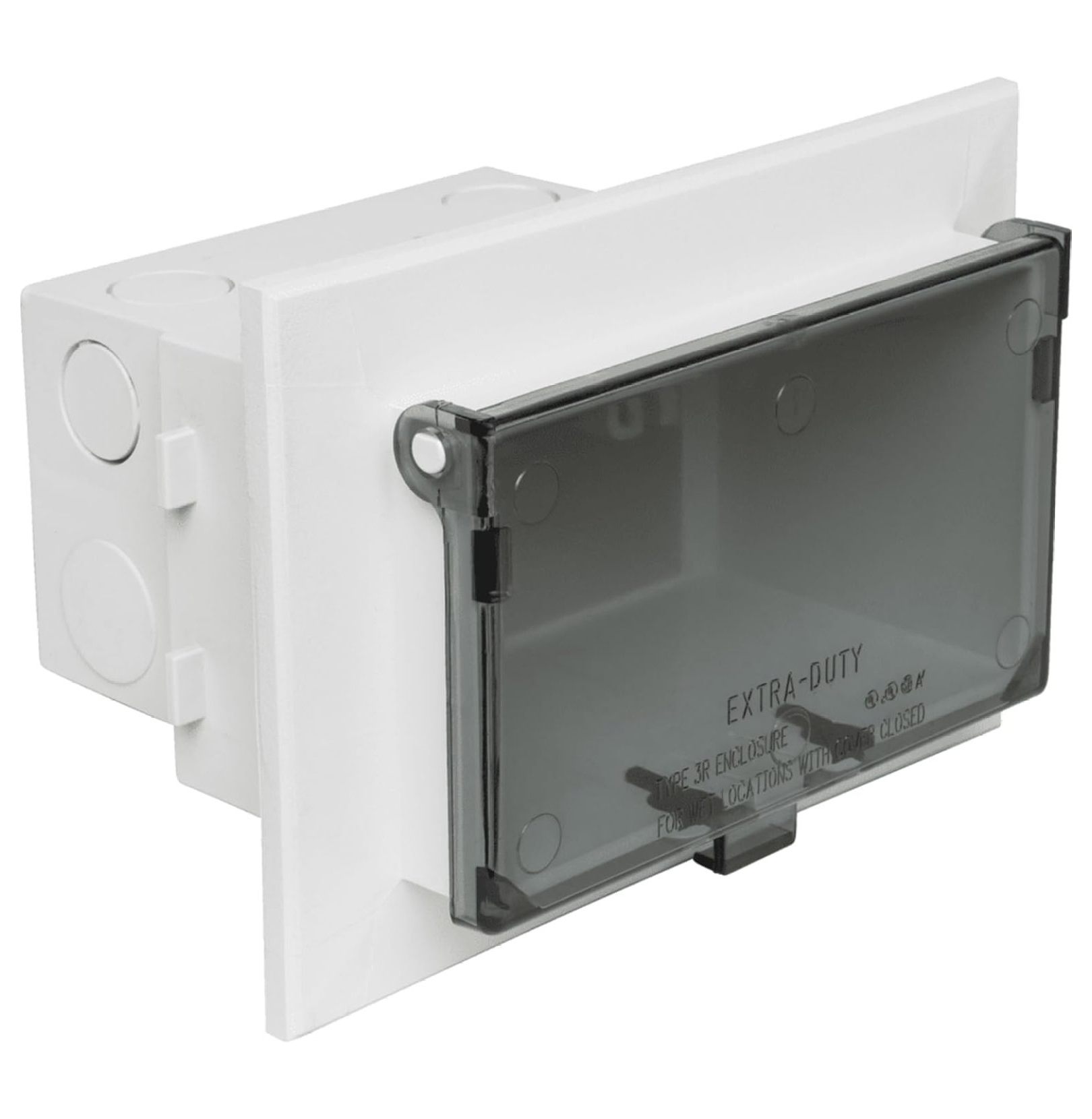 DBHB1C Textured UV Rated Plastic 1-Gang Recessed Non-Metallic Low ...