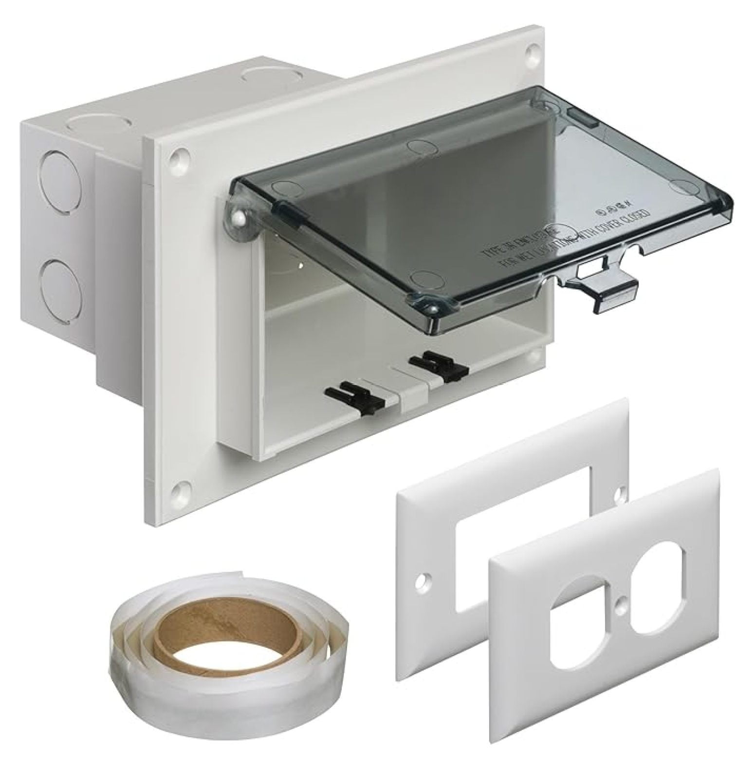 DBHR1C 1-Gang Low Profile Electrical Box - UV Rated Non-Metallic ...