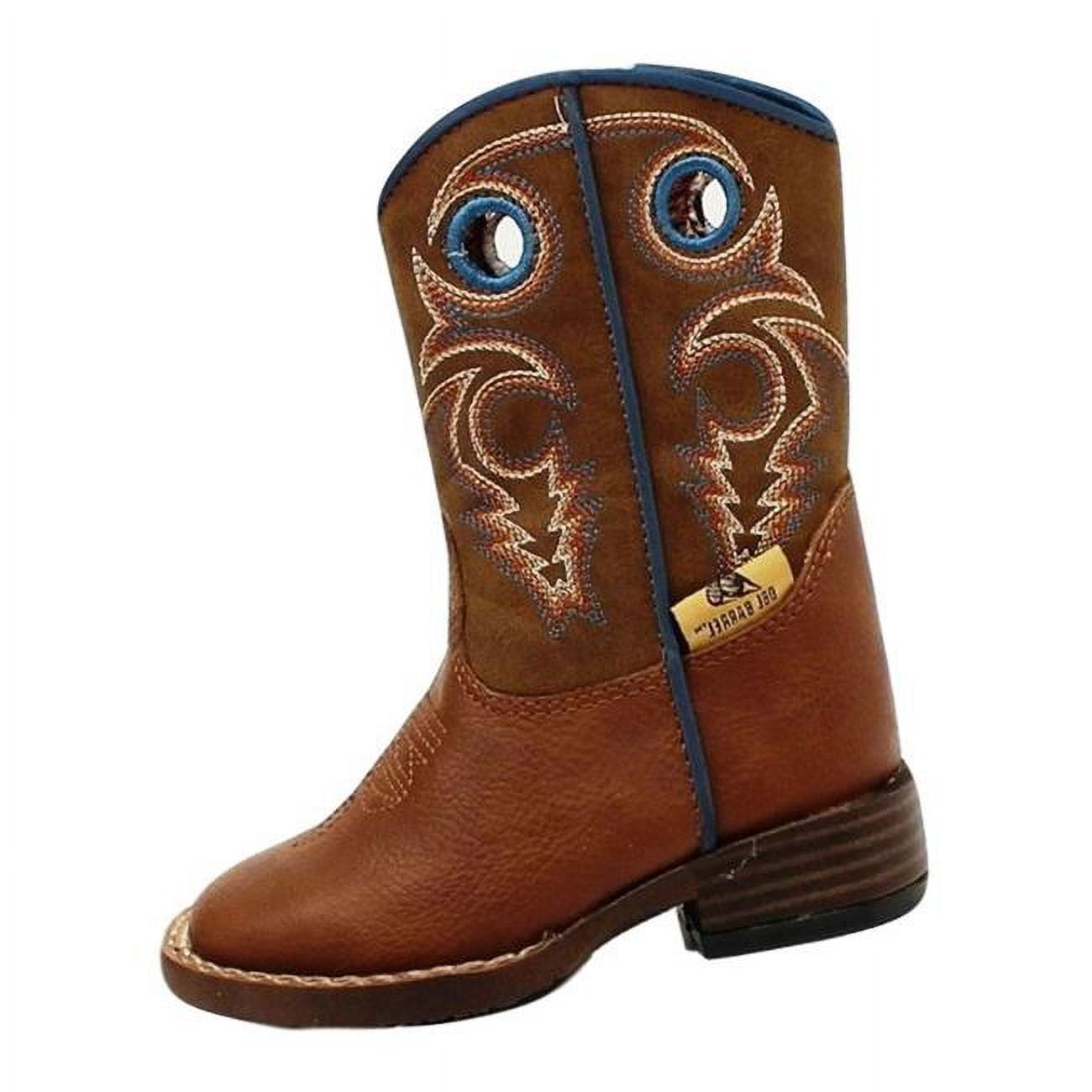 DBL Barrel 4416232-06.5 Double Barrel Western Boots Boys Kids, Brown ...
