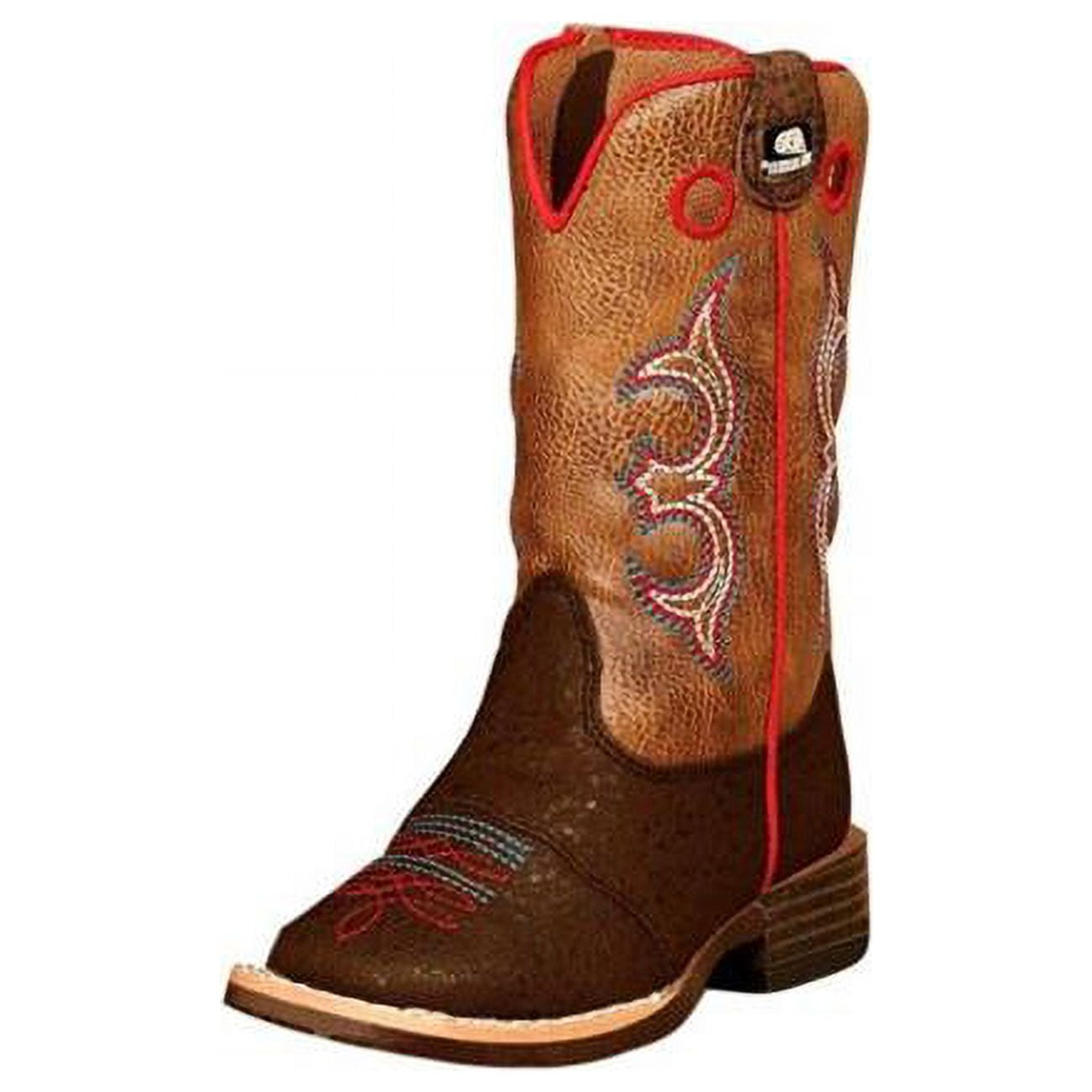 DBL Barrel 4419402-07 Western Boots Toddler Kolter Zip, Brown - Size 7 ...