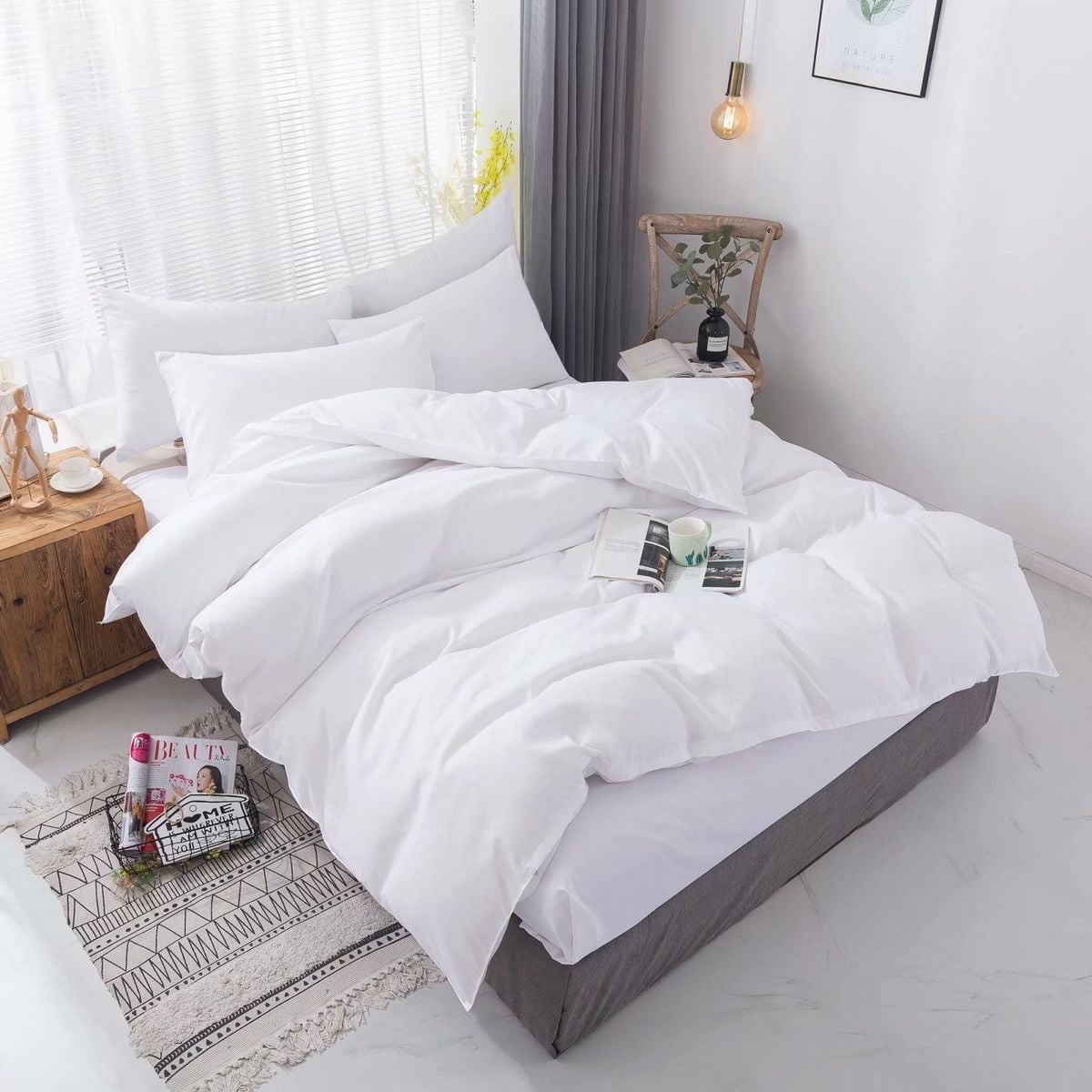 DBOZE Bed in a Bag 5 Pieces Comforter Sets, All Season Ultra Soft ...