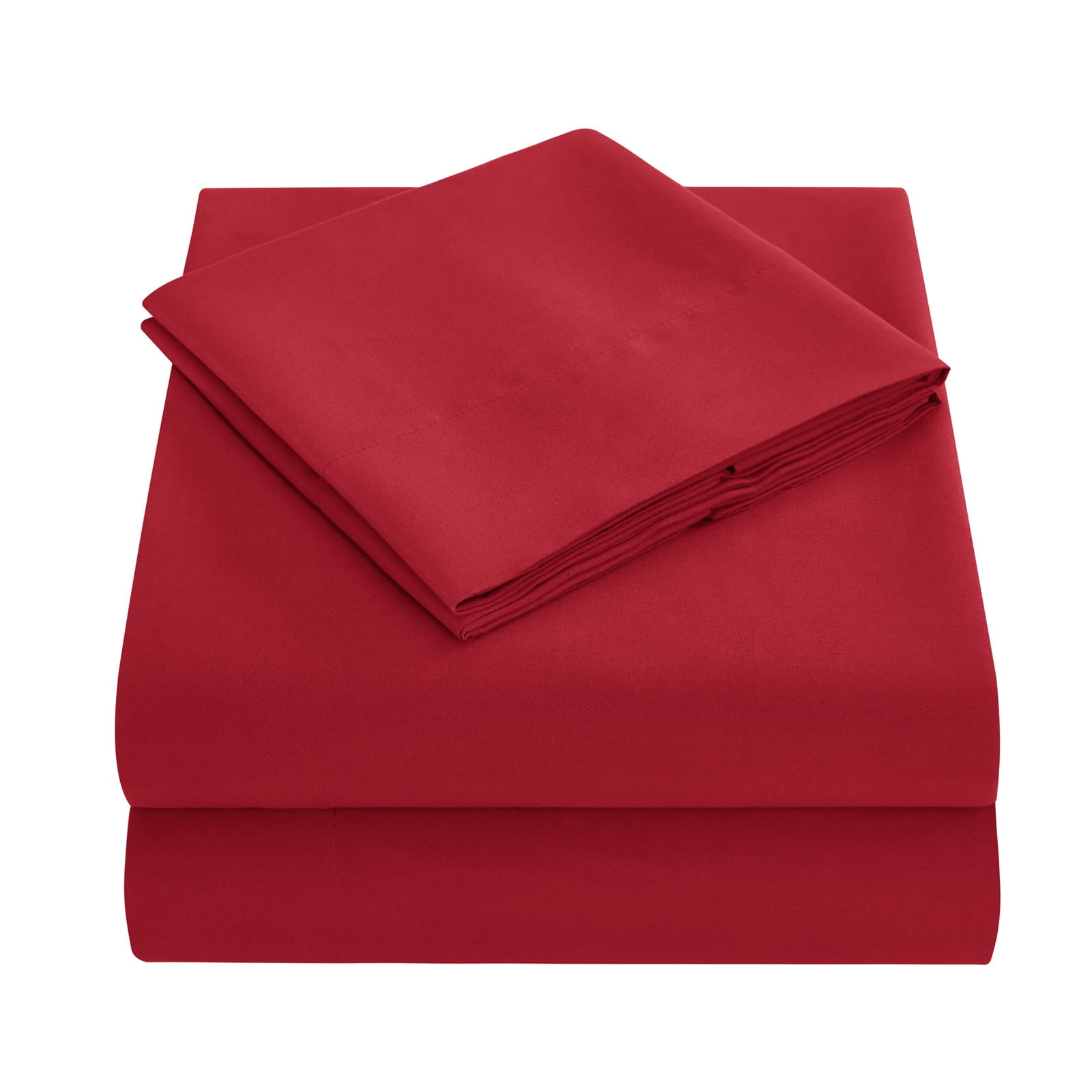 DBOZE Bedding, Bed Sheets Set 4 Piece Bedding Brushed Cotton Blend ...