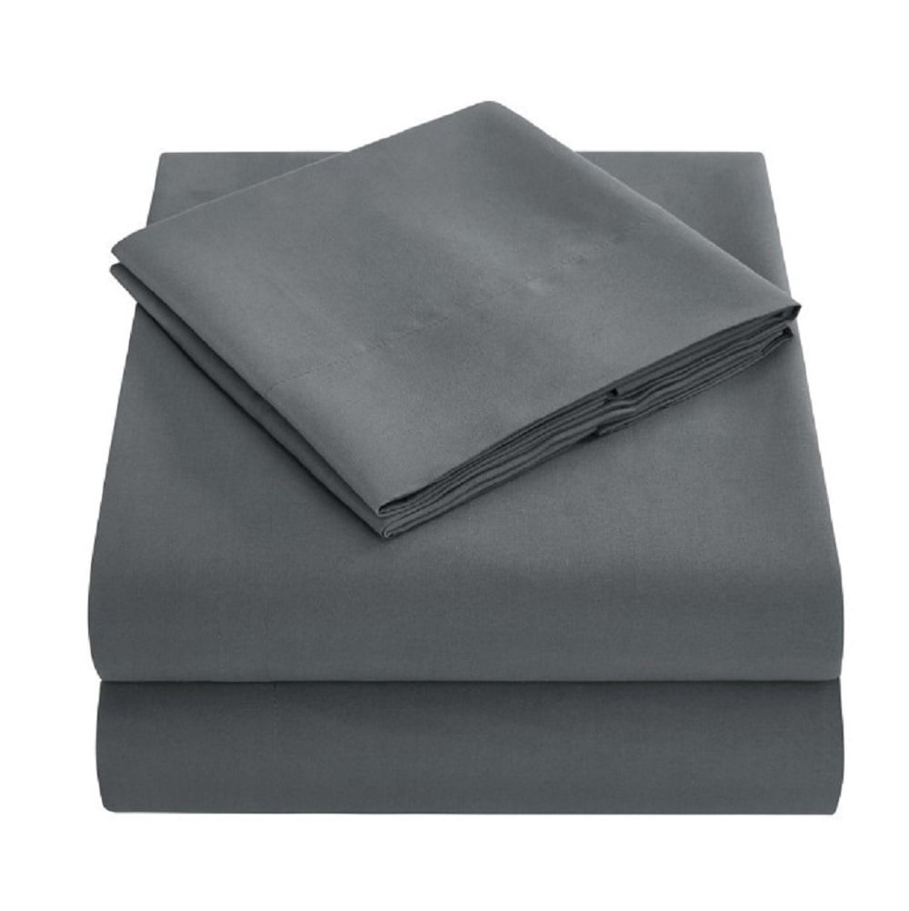 DBOZE Bedding, Bed Sheets Set 4 Piece Bedding Brushed Cotton Blend ...