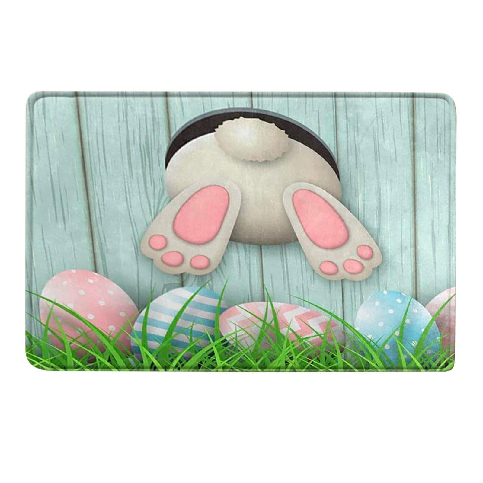 DBSFVPUS Clearance Welcome Easter Rabbits Elegant Decorative Doormat ...