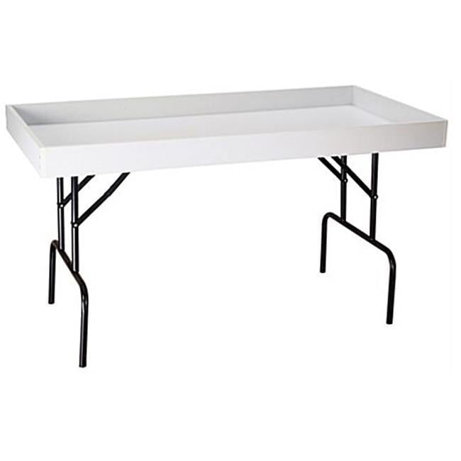 DBT-W Folding Dump Table, White - Walmart.com