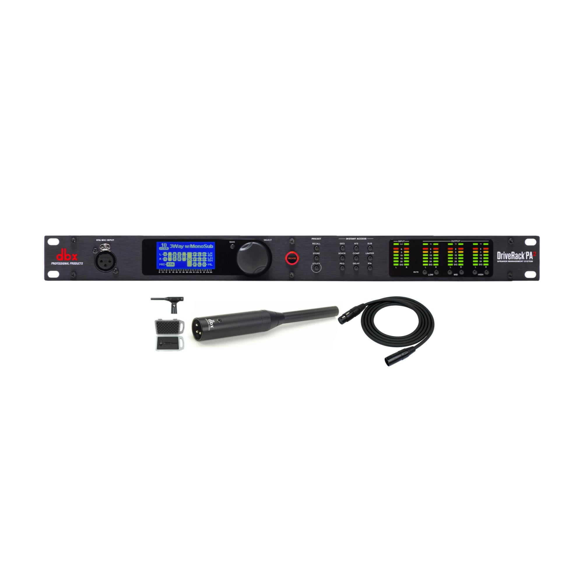 DBX DriveRack PA2 Loudspeaker Management System with Driverack Series ...