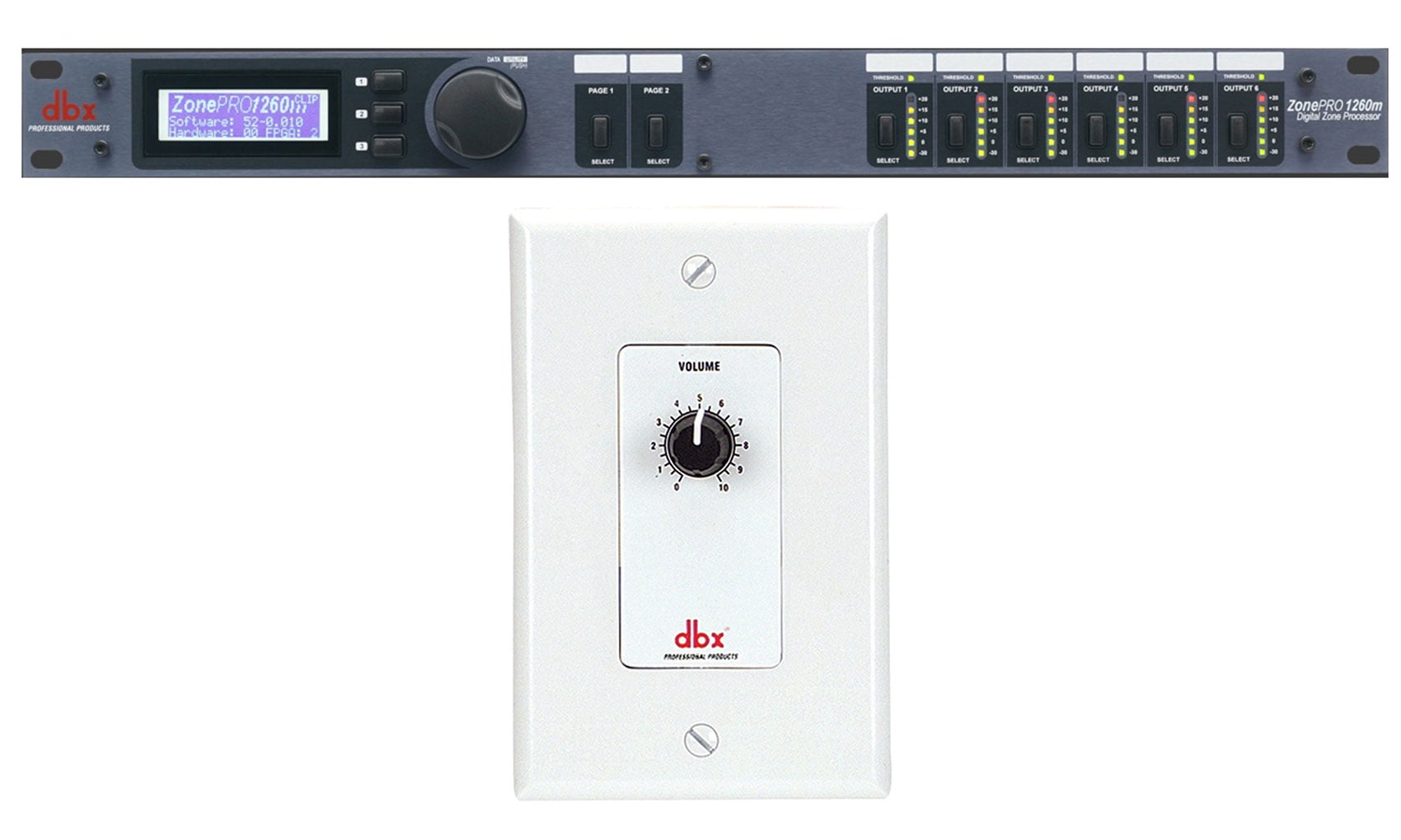 DBX ZonePro 640 Commercial 6 In/4 Out Matrix Digital Zone Processor ...