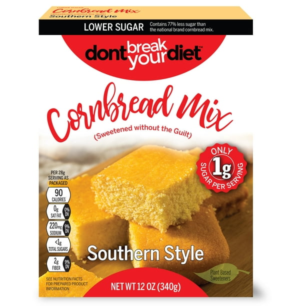 DBYD Low Sugar Cornbread Mix, 12 Oz - Walmart.com