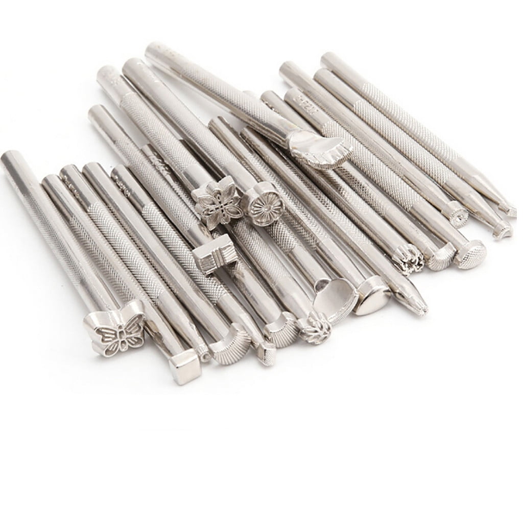 DBYLXMN 20PCs Leather Different Shape Stamp Punch Set Saddle Making ...