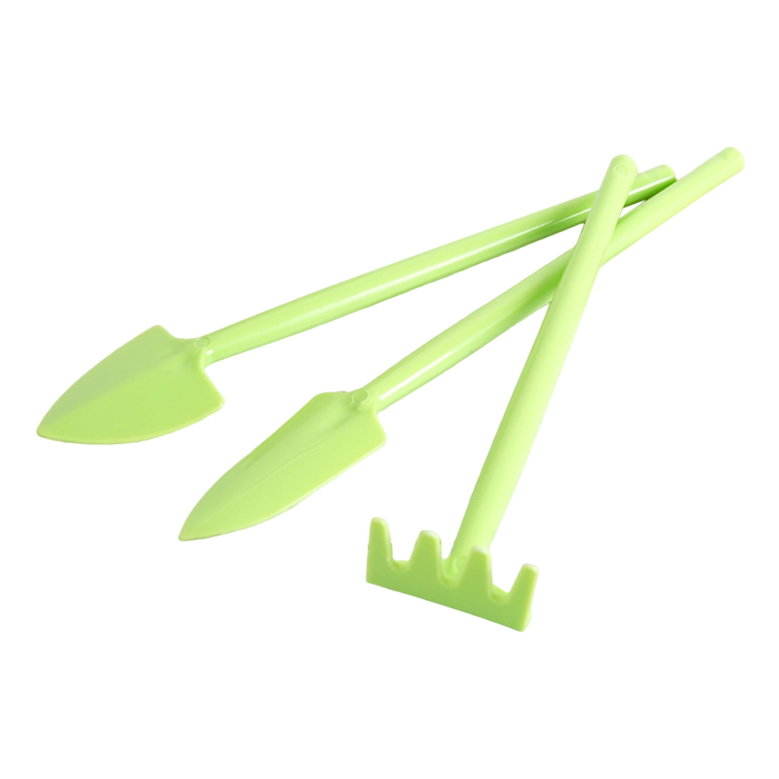 DBYLXMN 3pcs Mini Potted Green Shovel Rake Hoe Succulent Home Tools Bag ...