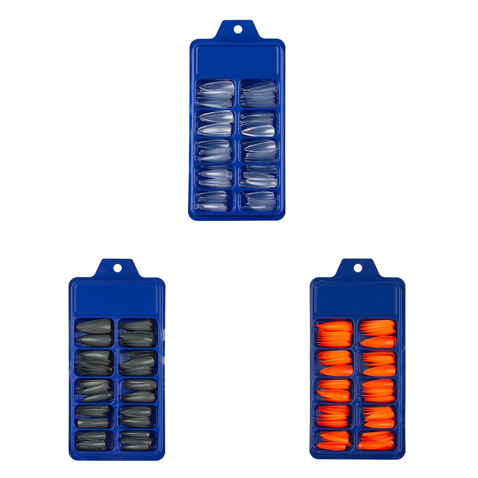 DBYLXMN Colored Long Stiletto On Nails Full Cover False Nails ...