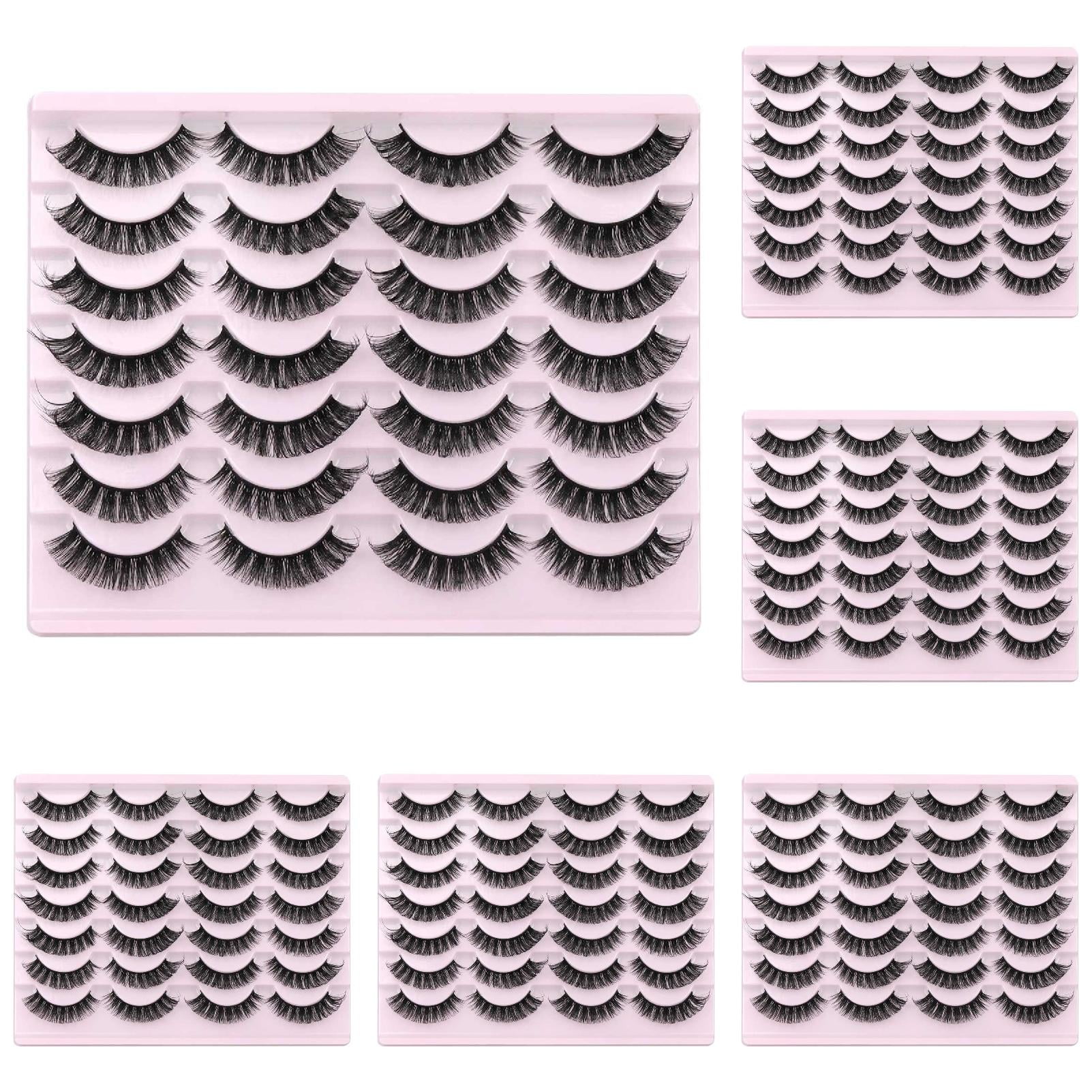 DBYLXMN False Eyelashes Strip Lashes Eyelashes Extension D Curl Wispy ...