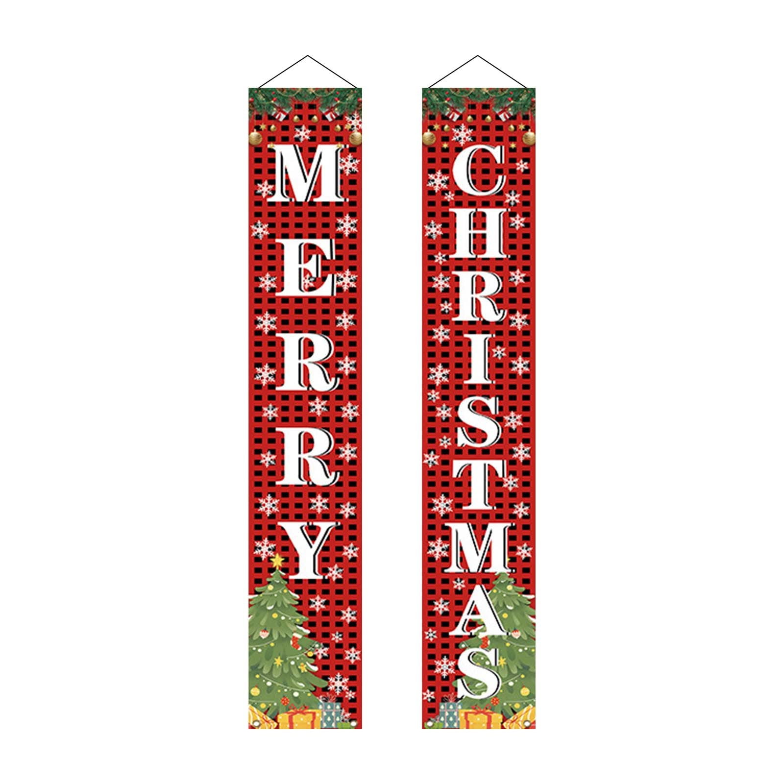 DBYLXMN Flag Pole Wall Mount Christmas Winter Flags for outside 28 X 40 ...