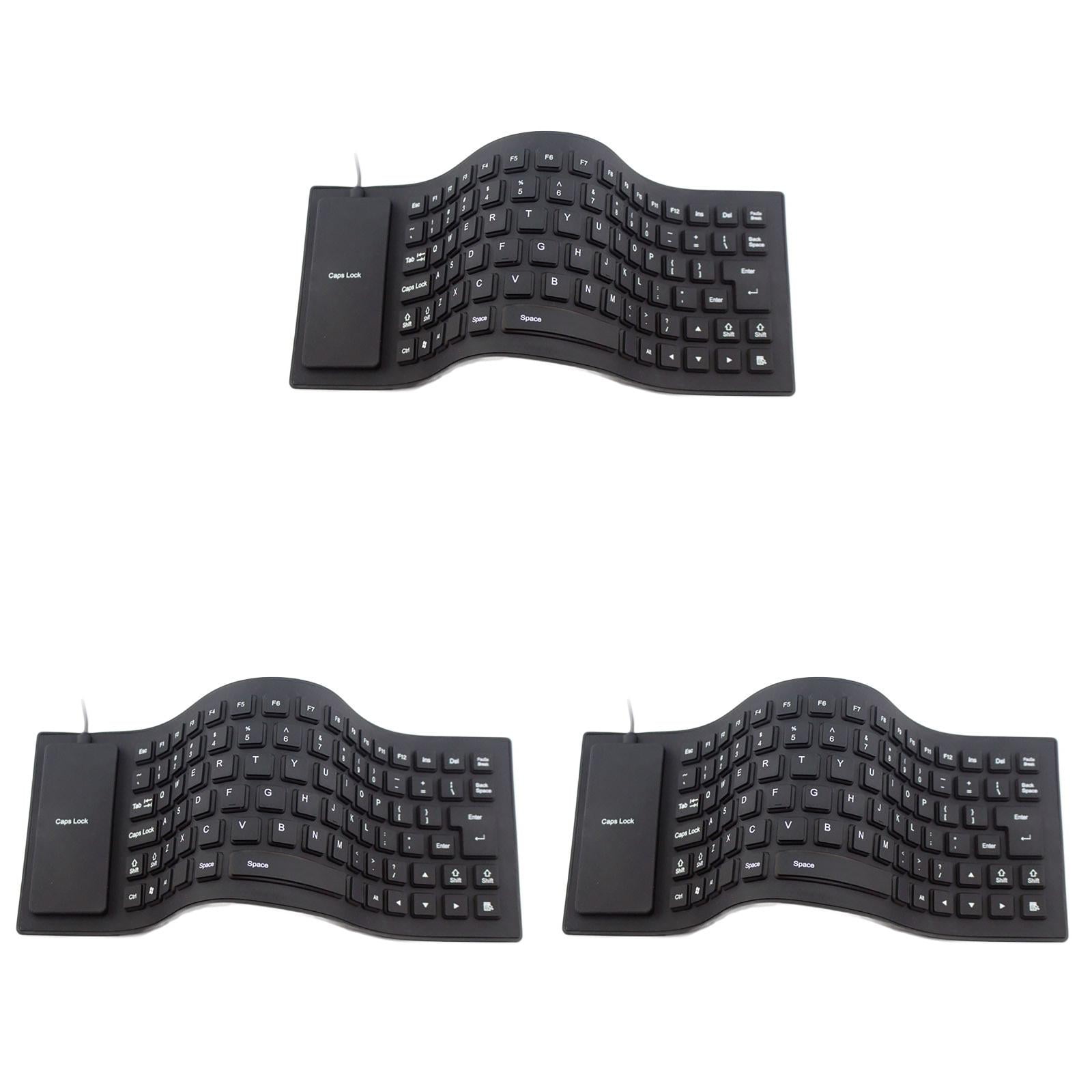 DBYLXMN For Silicone USB Keyboard Laptop Notebook Mini Foldable ...