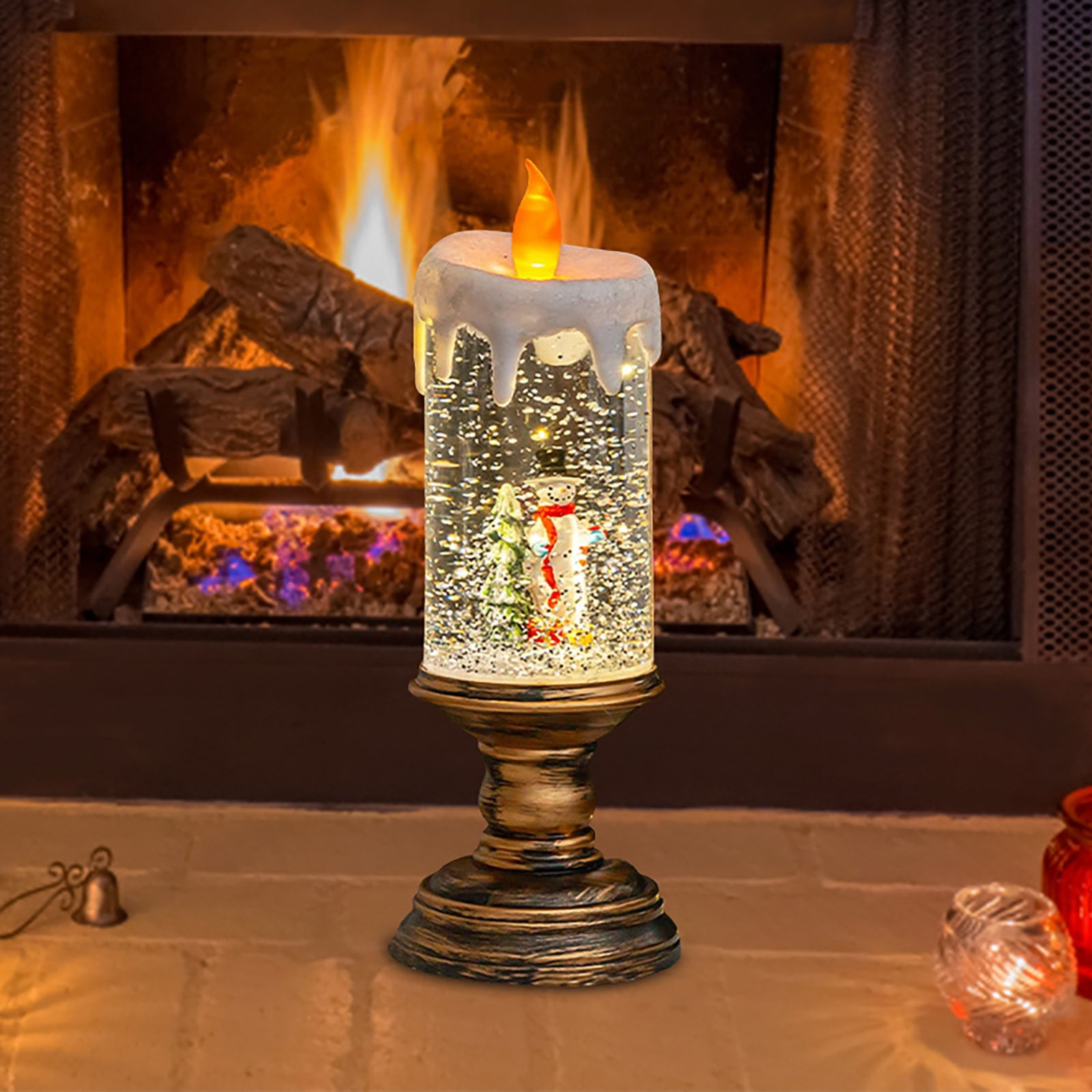 DBYLXMN LED Candle Christmas Flameless Candle Battery Operated ...