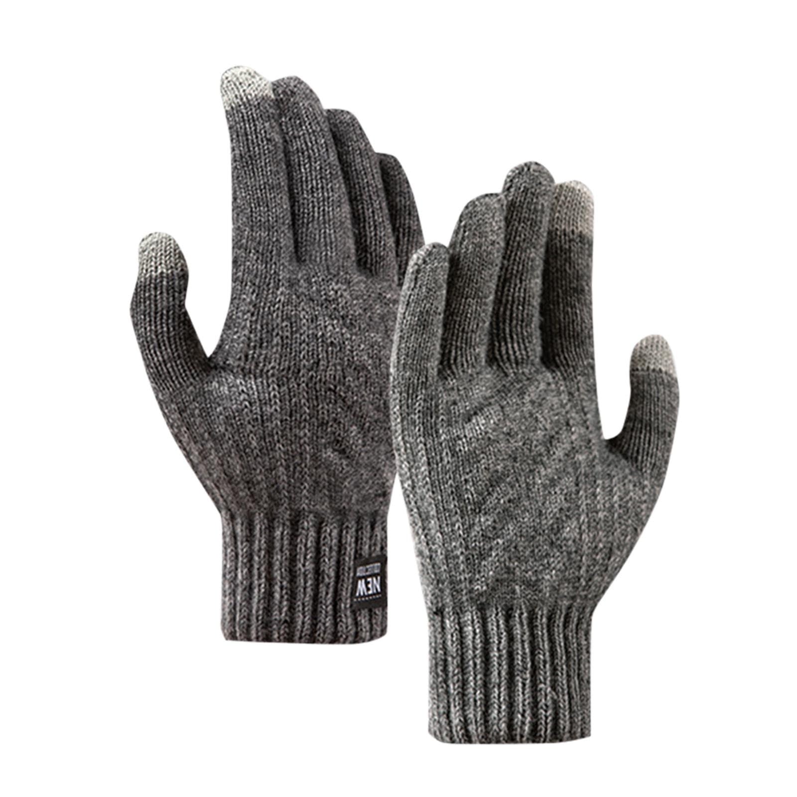 DBYLXMN Late Work Gloves Winter Warm Gloves For Men Riding With ...