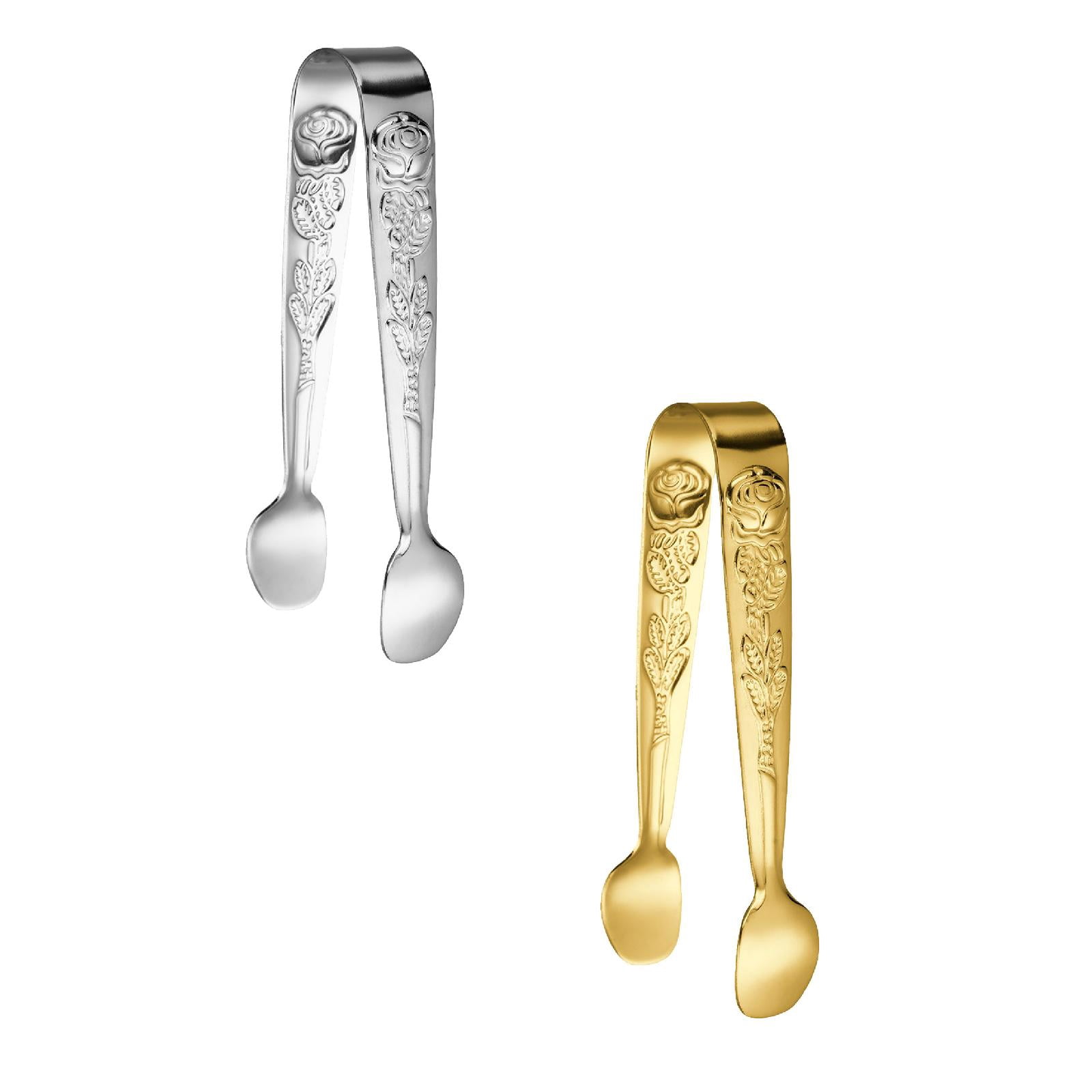 DBYLXMN Mini Food Tongs 4 Inch Small Open Stomach Tongs Mini Clip Small ...