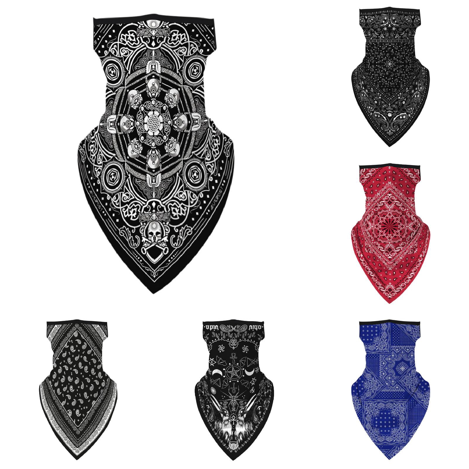 DBYLXMN Outdoor Print Seamless Ear Sports Scarf Neck Tube Face Riding ...
