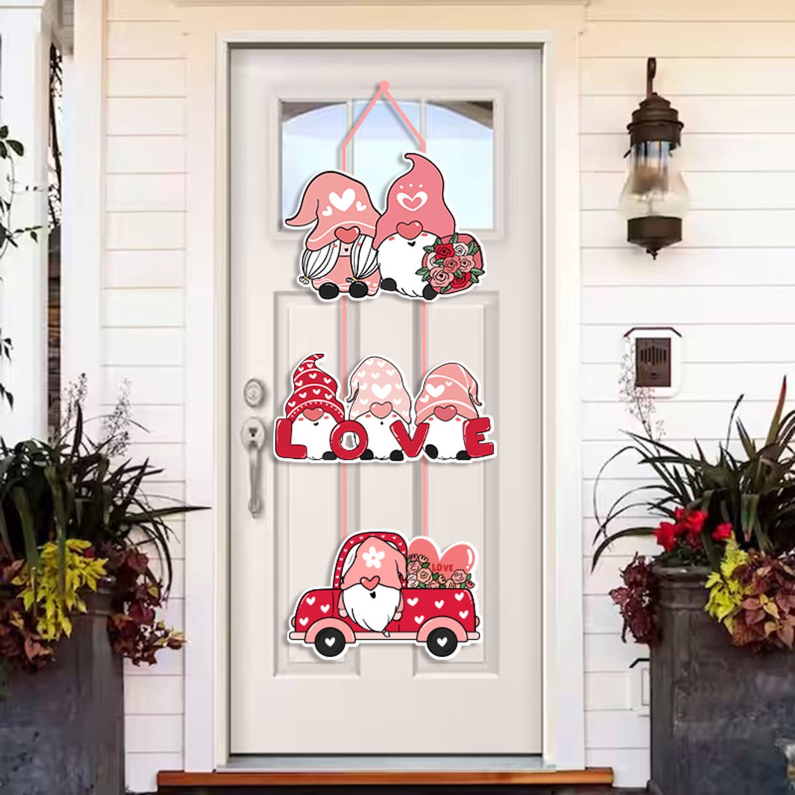 DBYLXMN Paper Valentine Day Themed Hanging Party Decoration Door ...