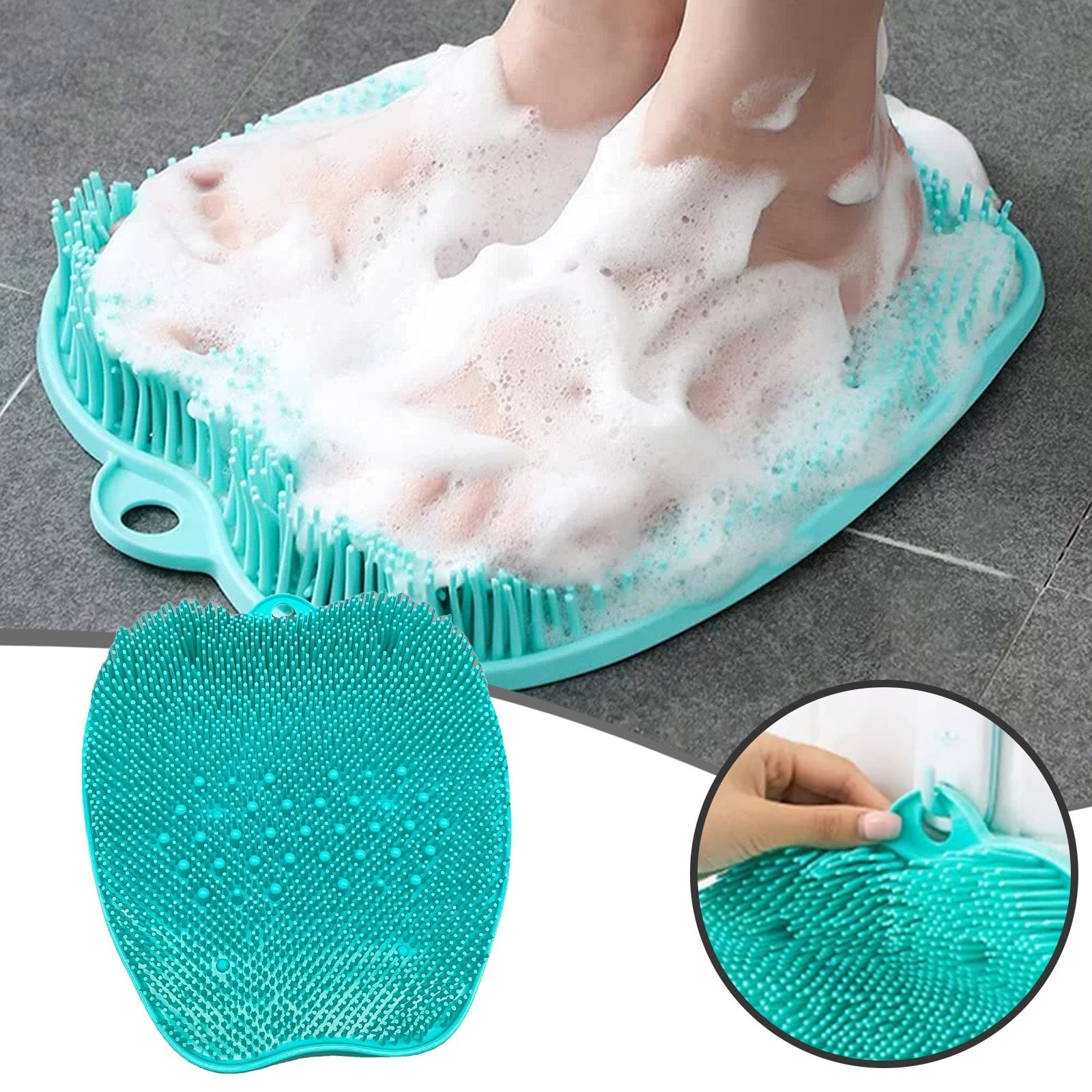 DBYLXMN Shower Foot Massager Scrubber Cleaner Mat With Non Suction Cups ...