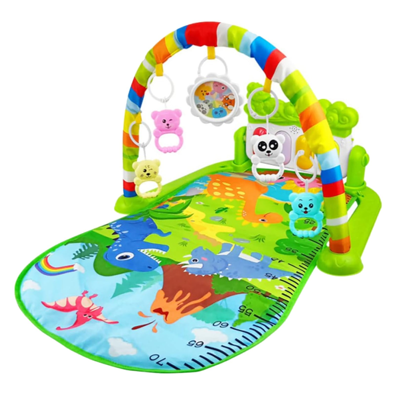 DBYLXMN Stain Glass Window Birds Baby Gym Mat With Piano Keys & Music ...