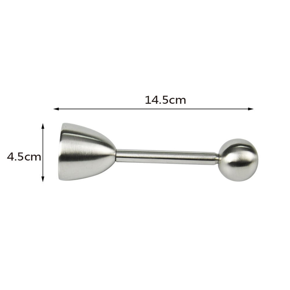 DBYLXMN Stainless Steel Boiled Egg Topper Top Cutter Knocker Opener ...