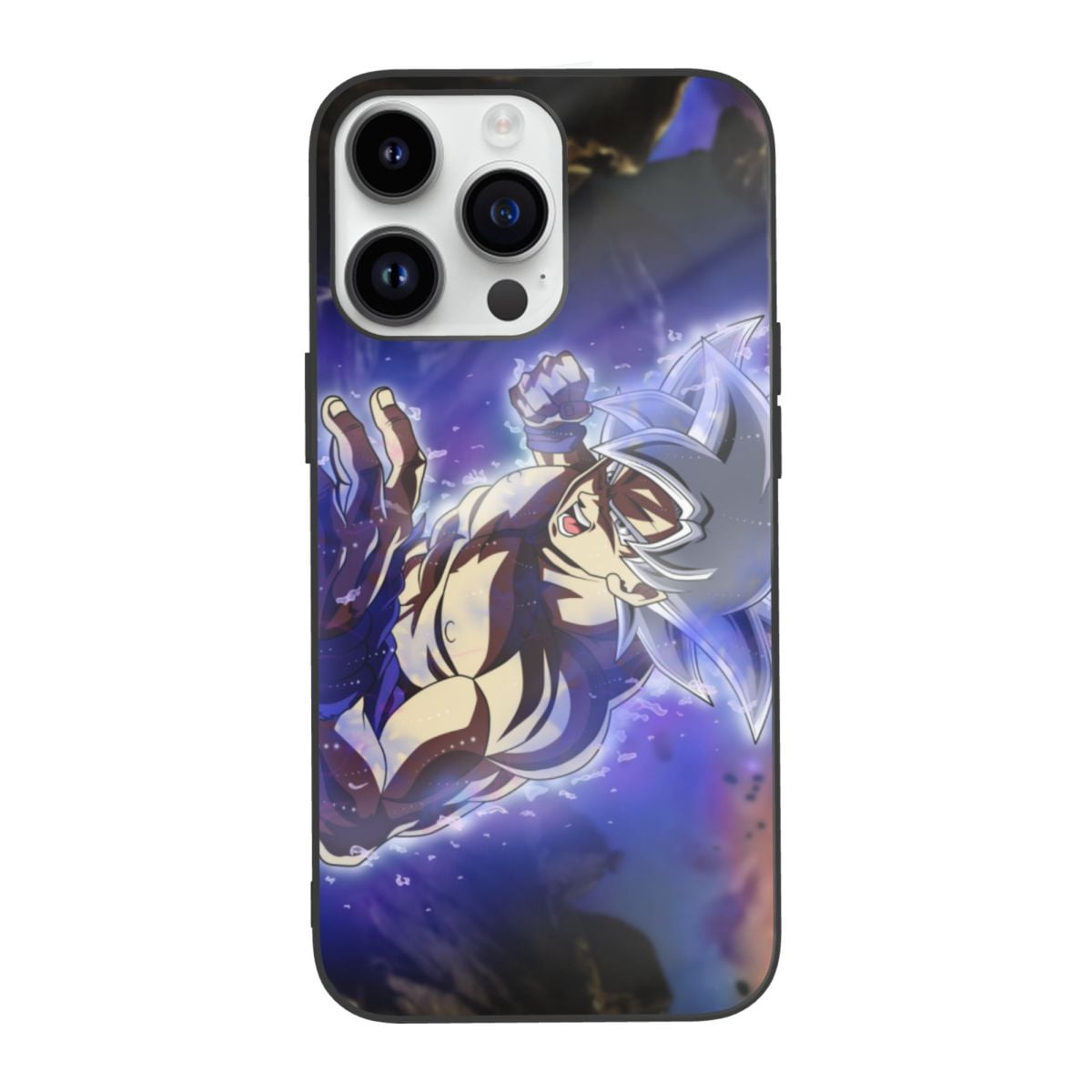 DBZ Goku Ultra Instinct Phone Case for iPhone 15 Pro Max 13 14 Plus ...