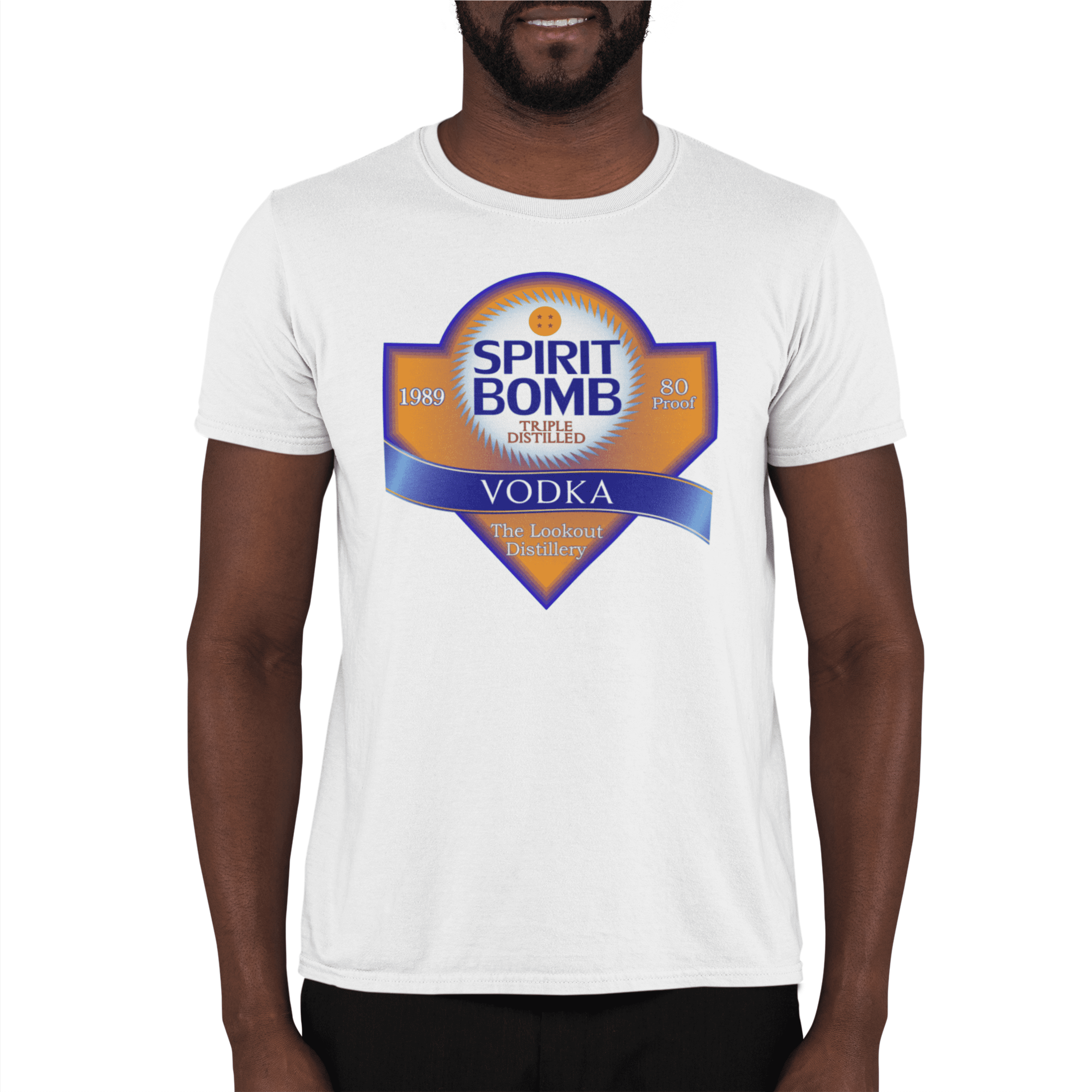 DBZ Spirit Bomb Vodka Alcohol Mashup T-shirt Designed by Impressive ...