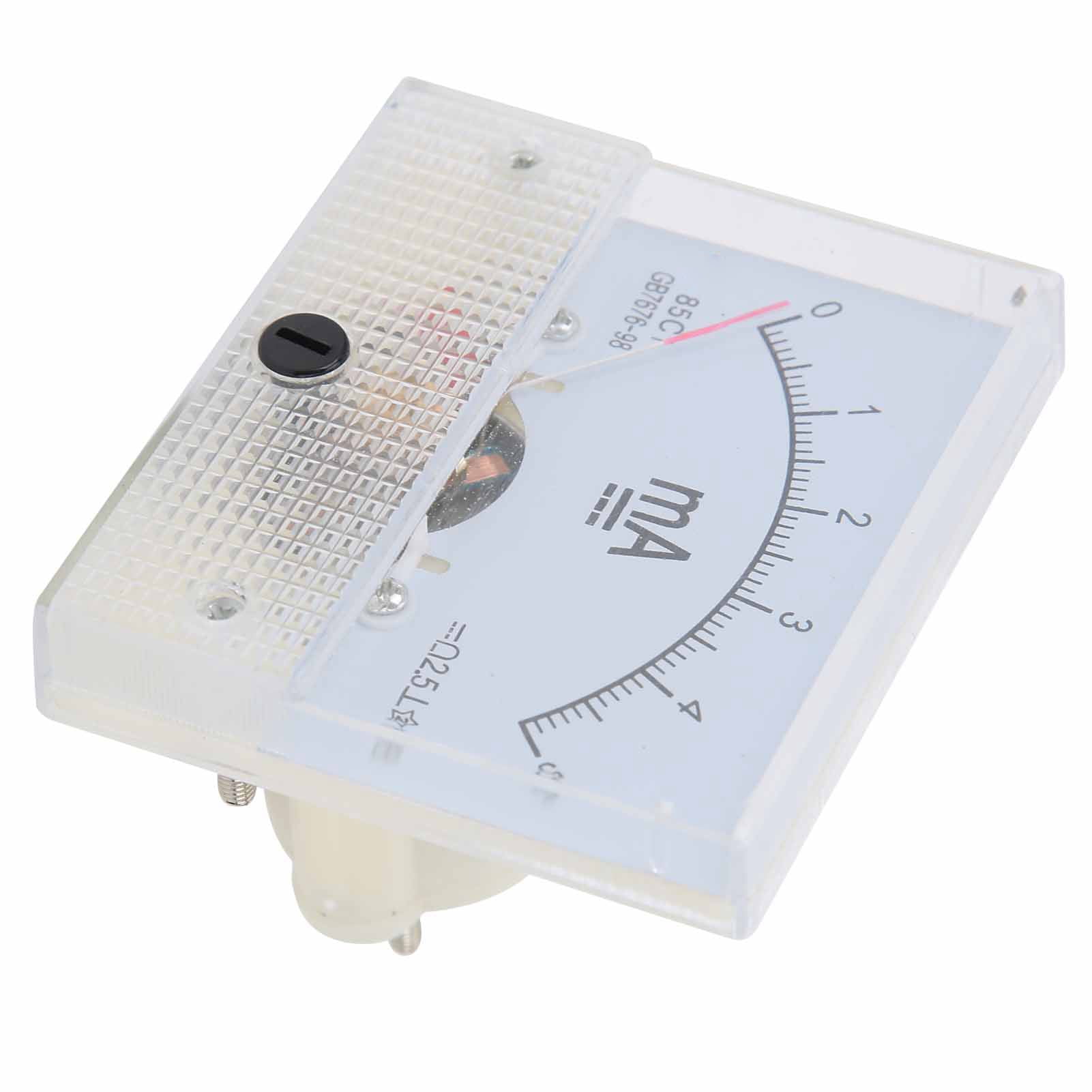 DC 0?5MA Pointer Current Panel Meter Measurement Devices Amperemeter ...
