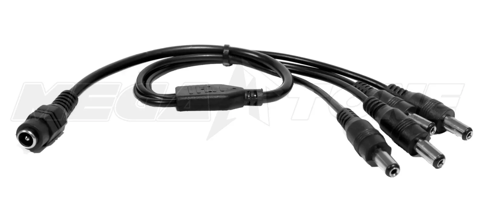 DC 1 Female to 4 Male Way CCTV Security Camera Power Supply Adapter ...