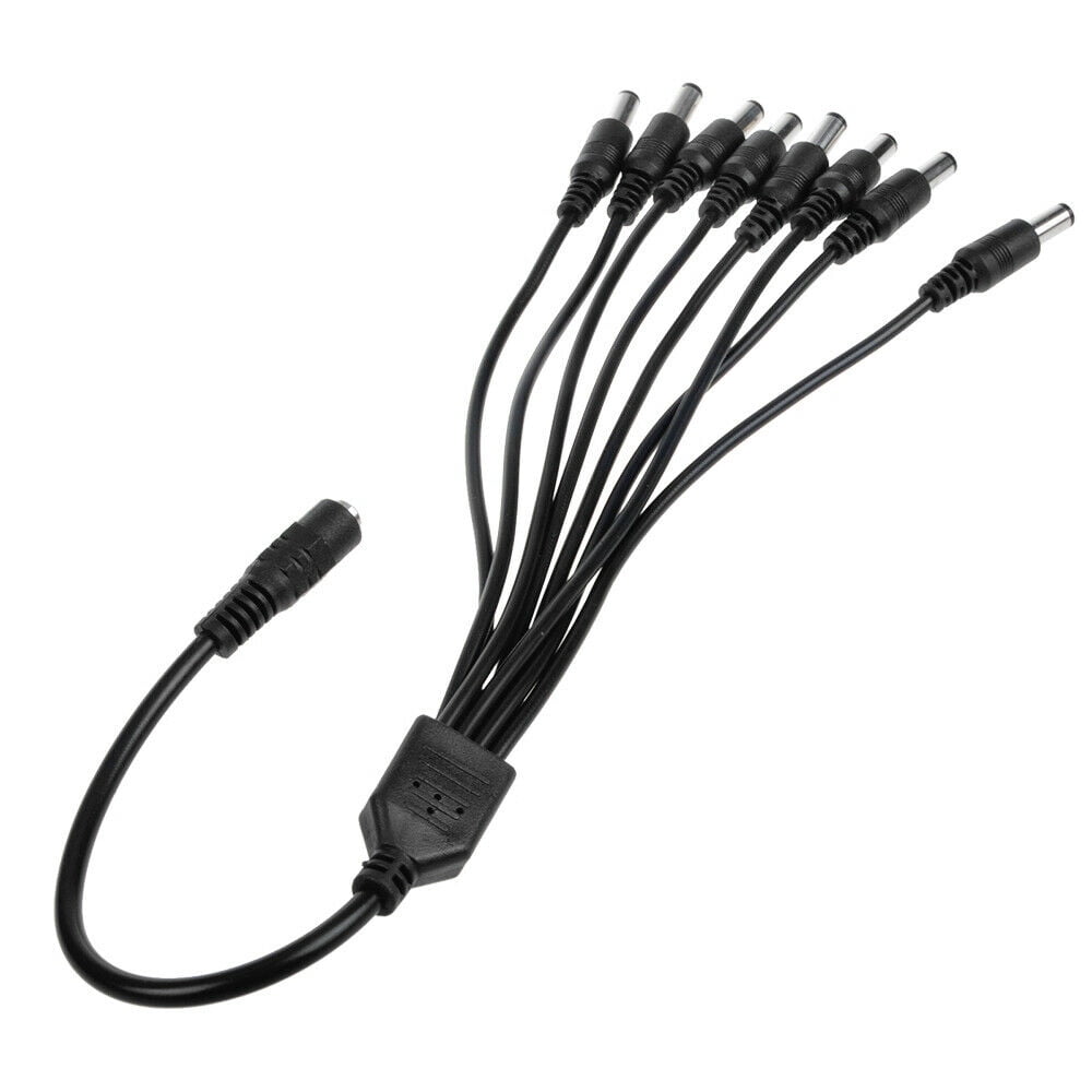 ZOSI DC 1 Female to 8 Male Power Splitter Cable, Surveillance Video ...