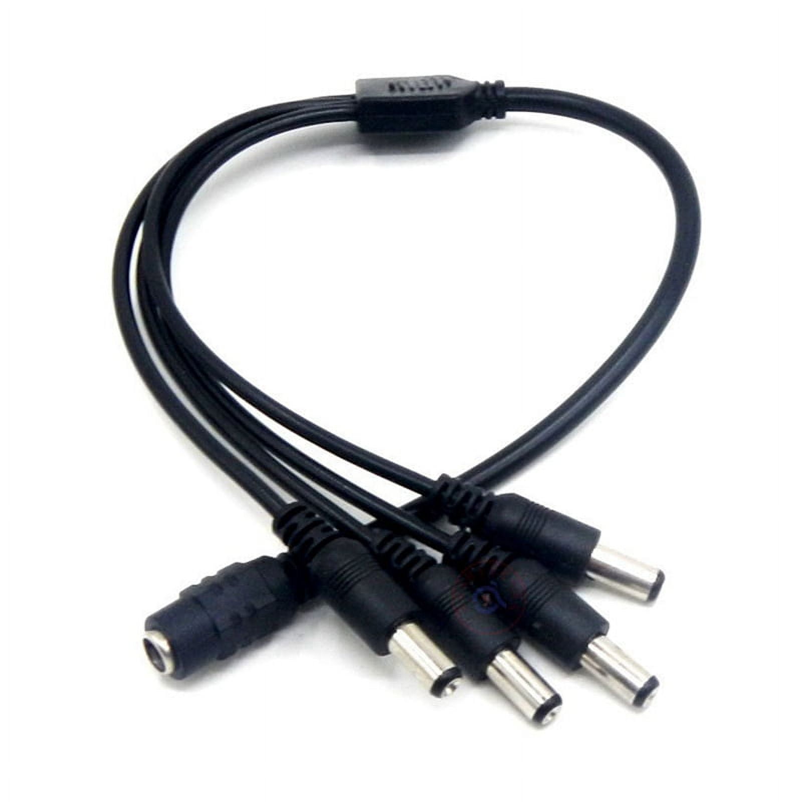 DC 1 in 4 Power Cable 1 in 4 Out Branch Cable 12V to Centralized Power ...