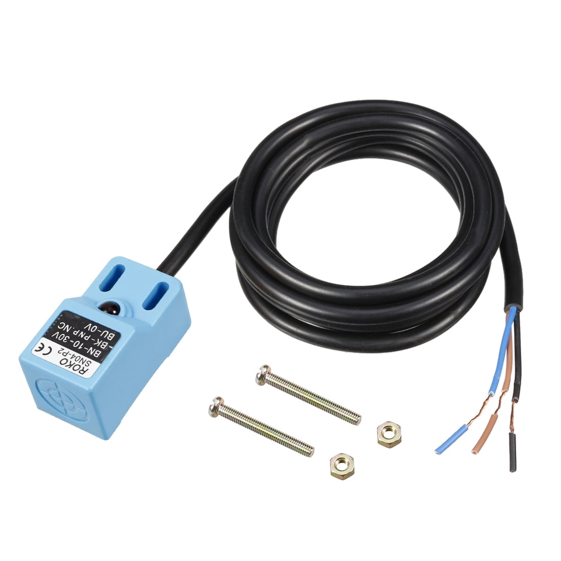 DC 10-30V PNP NC 4mm Distance Detector Proximity Sensor Switch SN04-P2 ...