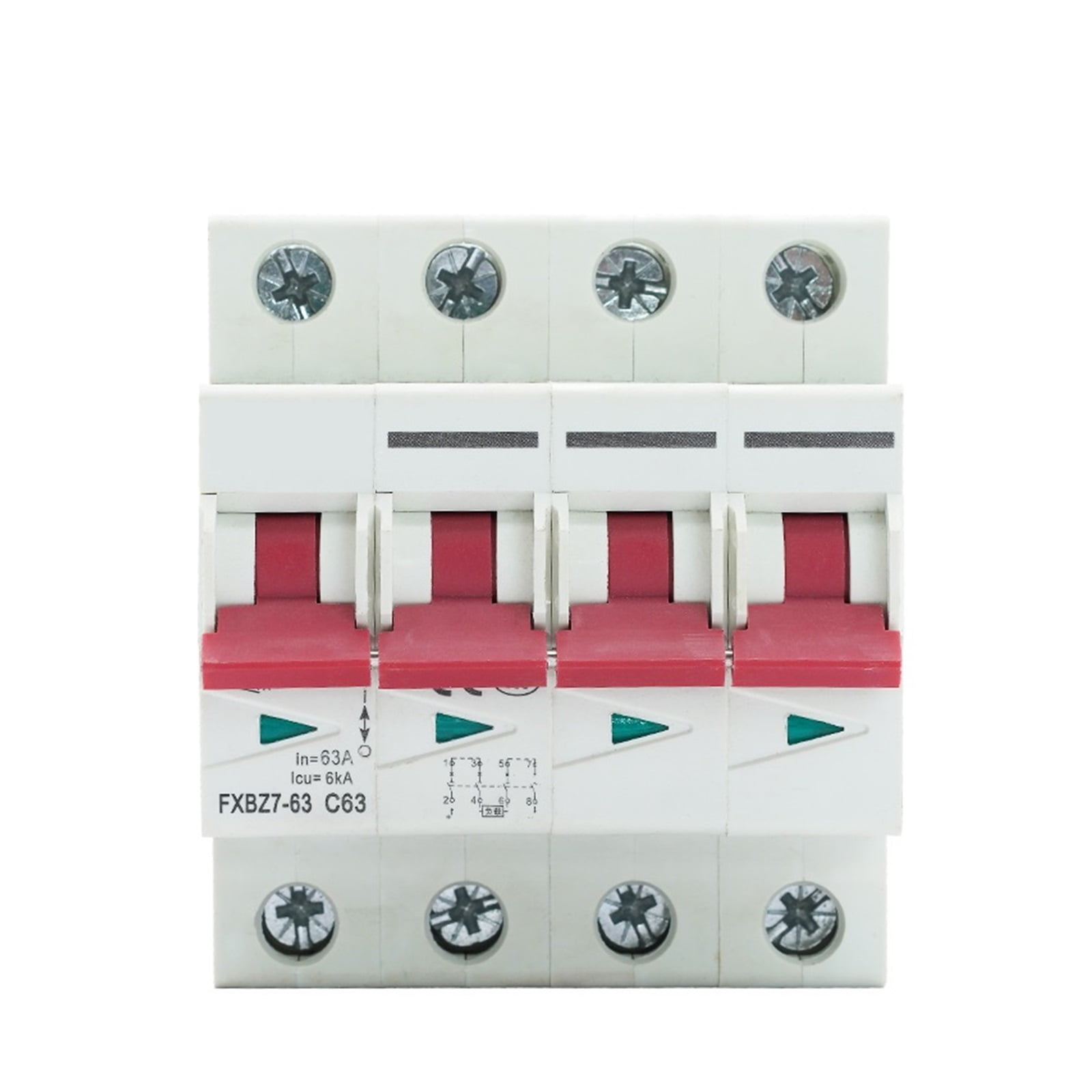 DC 1000V 4P MCB Solar Energy PV Mini Circuit Breaker Overload ...