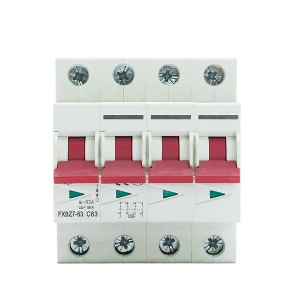 DC 1000V 4P MCB Solar Energy PV Mini Circuit Breaker Overload Protection Air Switch 6A 10A 16A ...