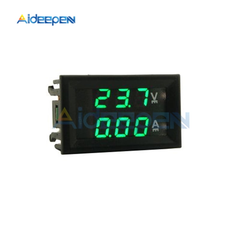 DC 100V 200V 10A 50A 0.28" Mini Digital Voltmeter Ammeter 4 Bit 5 Wires Voltage Current Meter ...