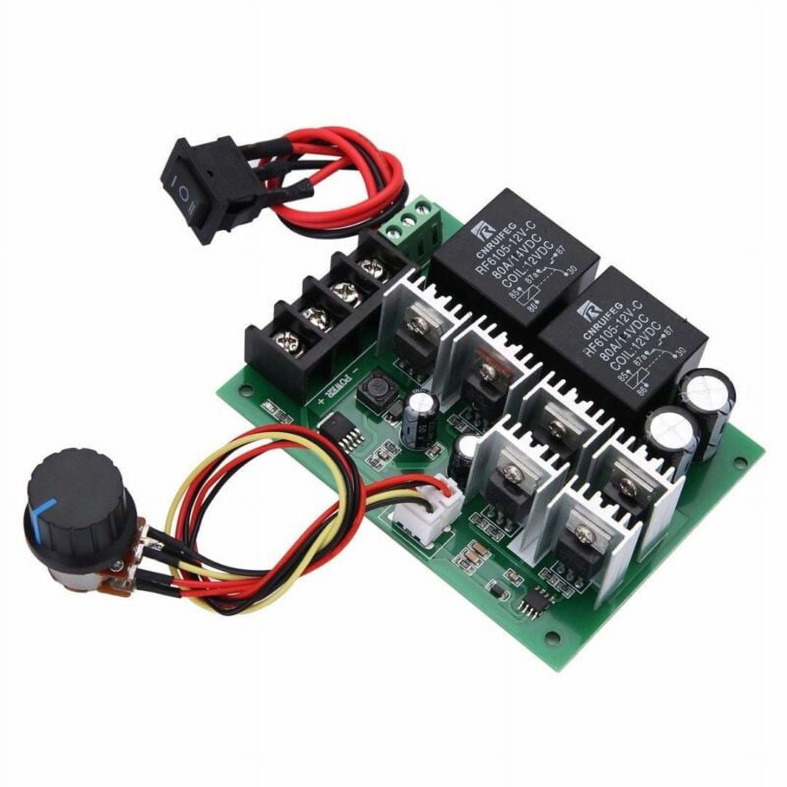 DC 12/24/36 / 48V 60A PWM Motor Speed Controller CW CCW Reversible Switch - Walmart.com
