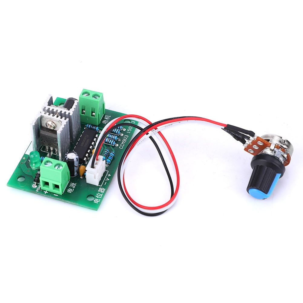 DC 12?24V 6A DC Motor Speed Controller Board Module PWM Stepless Speed ...