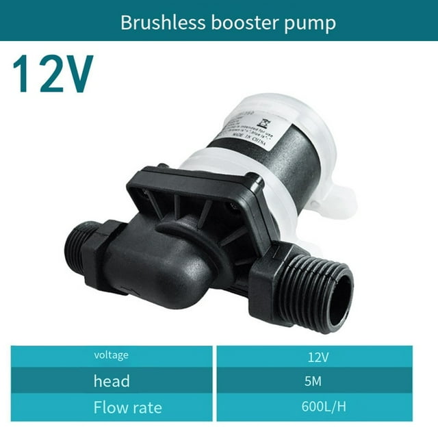 DC 12/24V Brushless Solar Motor Water Pump Floor Heating Booster Pump Brushless Motor Water ...