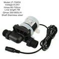 DC 12/24V Brushless Solar Motor Water Pump Floor Heating Booster Pump ...