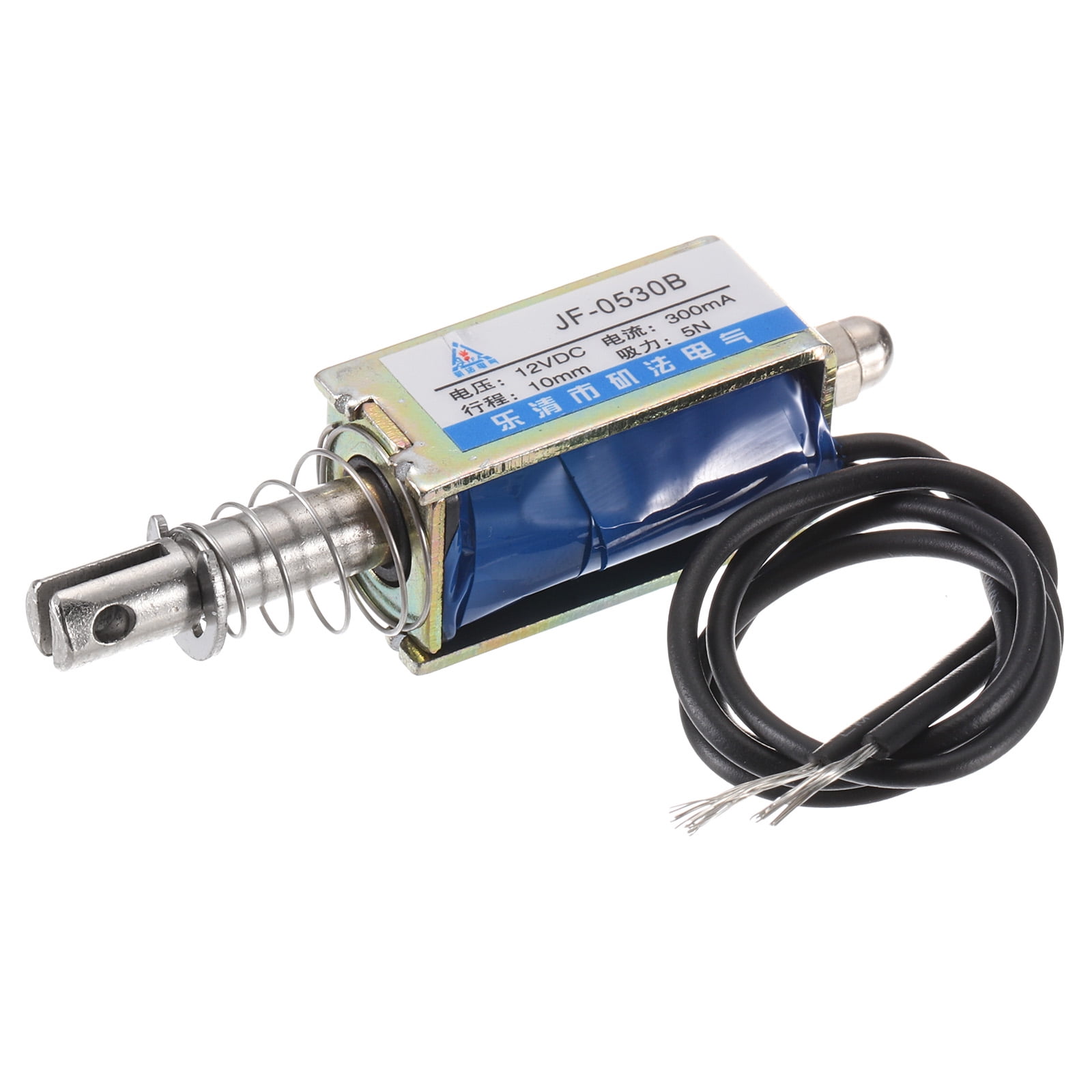 DC 12V 0.3A Solenoid Electromagnet Push Pull Type 5N 10mm Solenoid ...