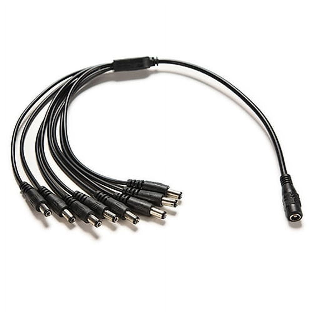 duixinghas DC 12V Power Splitter Cable, 1 Female to 8 Male, 45cm, CCTV ...