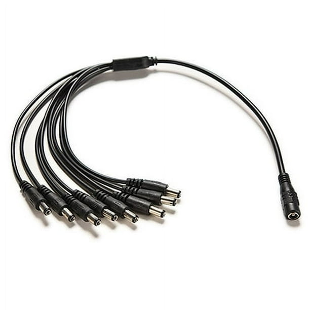 DC 12V 1 Female to 8 Male Splitter Power Supply Cable for Security ...