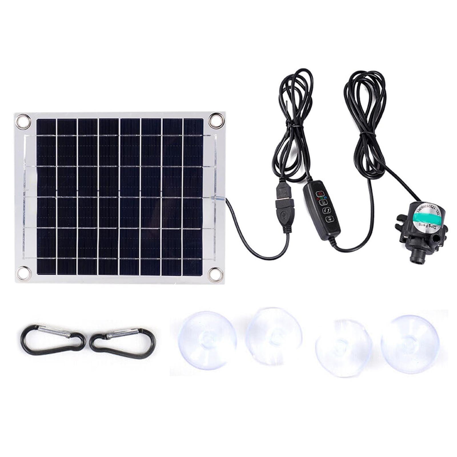 DC 12V 10W Solar Panel Water Pump Aquarium Pump With Adjustment Switch ...