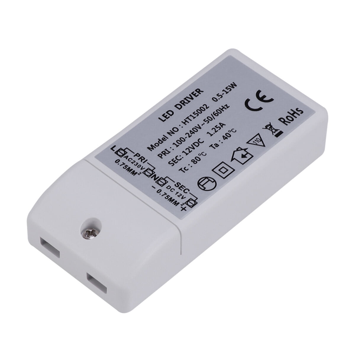 DC 12V 15W LED Driver Lighting Driver for G4 MR16 Lamp - Walmart.com