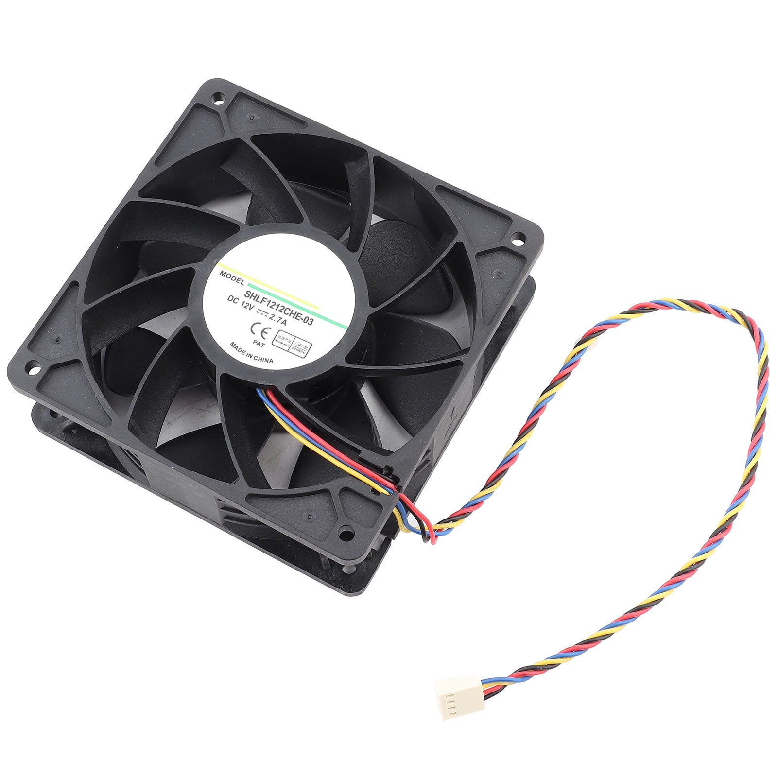 DC 12V 2.7A 6000RPM Cooling Fan Replacement 4 Pin Connector for ...