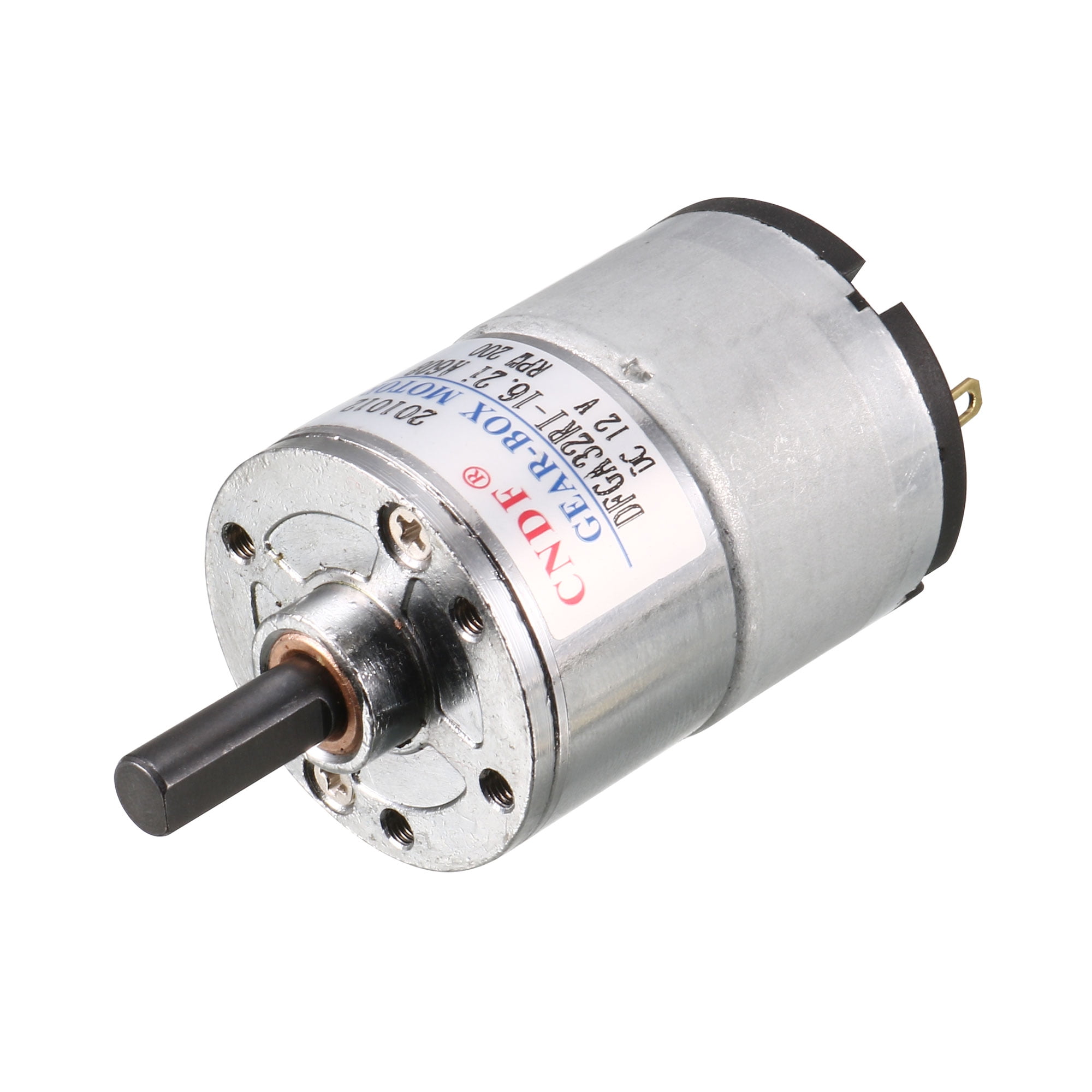 DC 12V 200RPM High Torque Powerful Rotary Speed Gear Box Motor ...