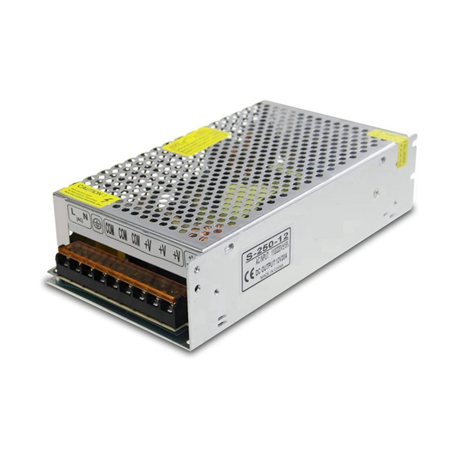 DC 12V 20A 240W Power Supply Transformer Switch AC 110 / 220 To DC 12V ...