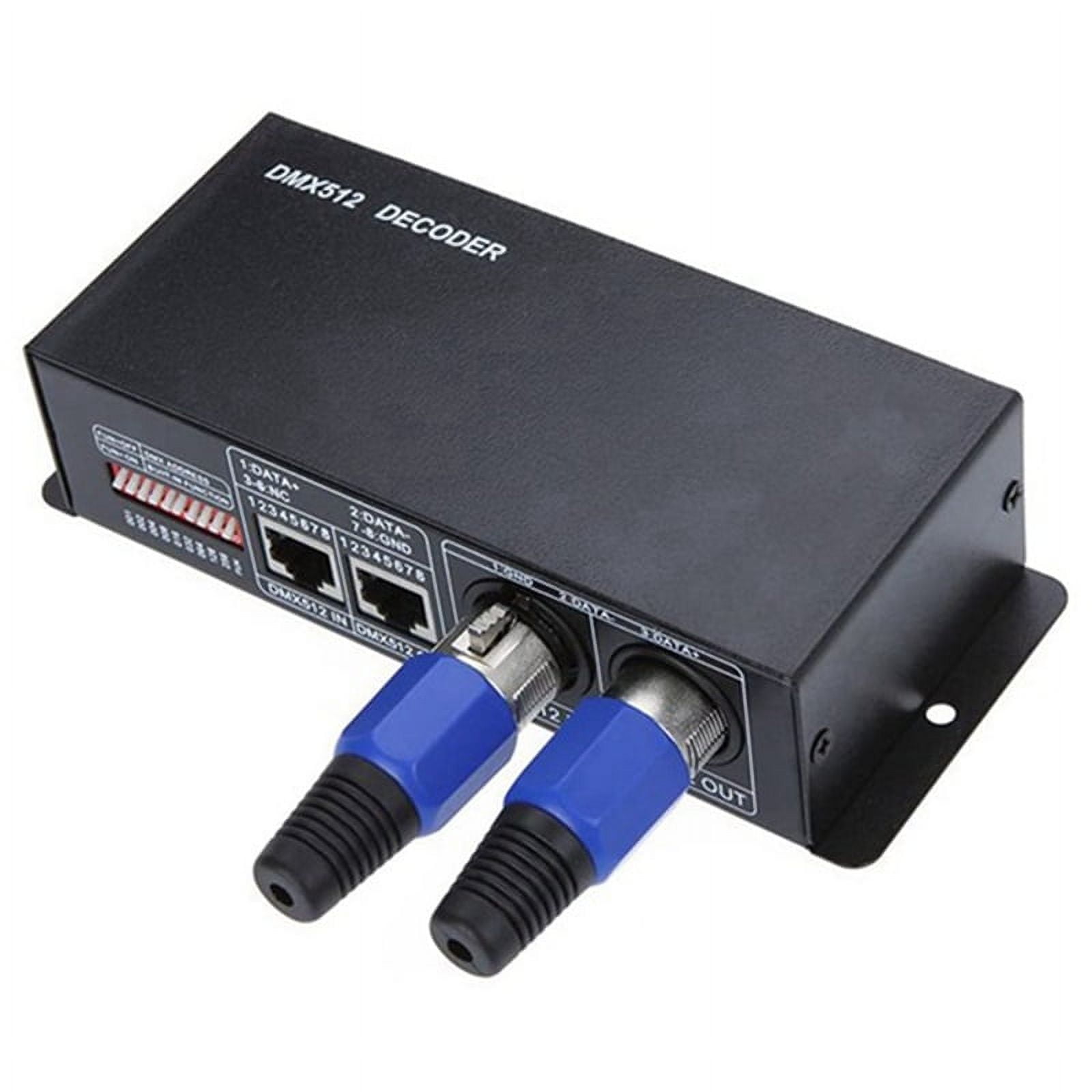 DC 12V-24V 3 Channel Decoder LED Controller for RGB 5050 3528 LED Strip ...